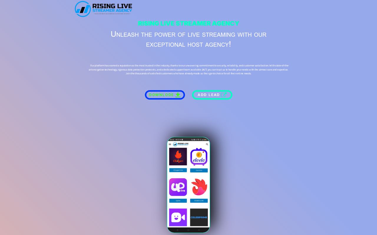 Rising Live Stremer Agency